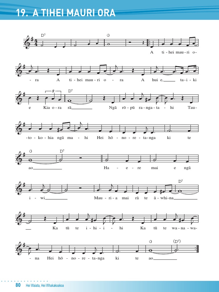 A Tihei Mauri Ora | PDF