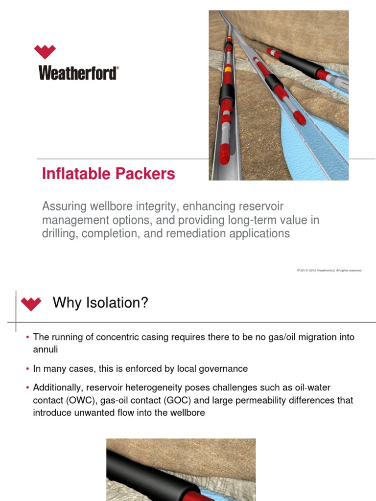Inflatable Packers en | PDF | Casing (Borehole) | Oil Well