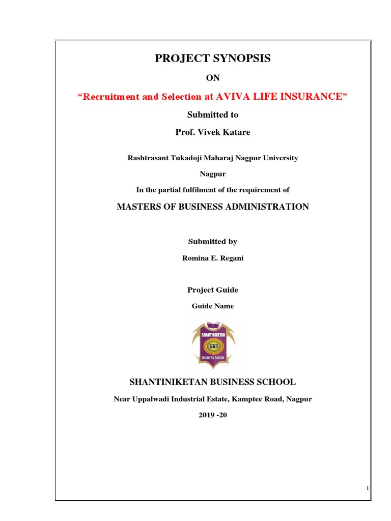 MBA 4TH Sem Project | PDF | Recruitment | Human Resources