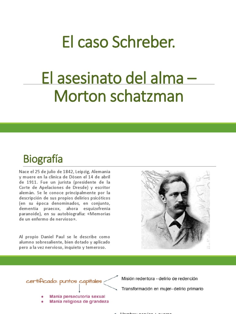 El Caso Schreber | PDF | Esquizofrenia | Libido