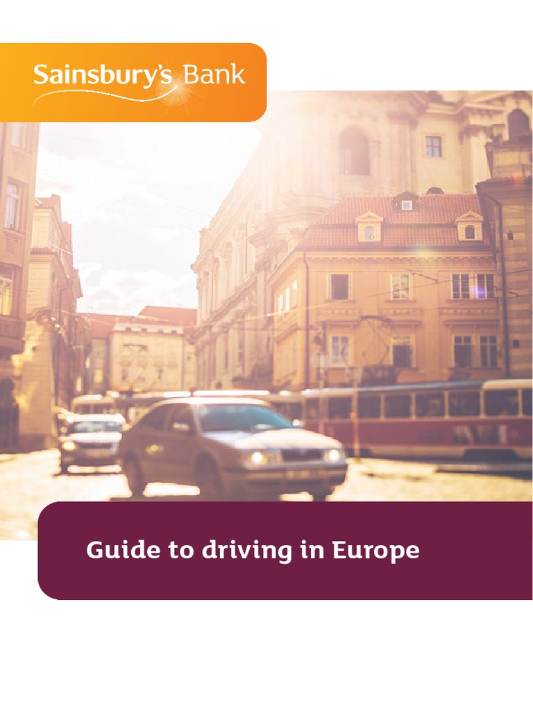 Guide To Driving in Europe | PDF | Driver's License | Land Transport