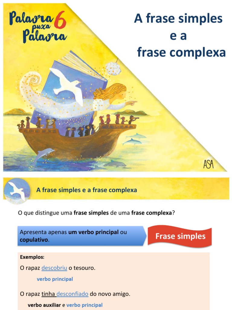 A Frase Simples e A Frase Complexa | PDF