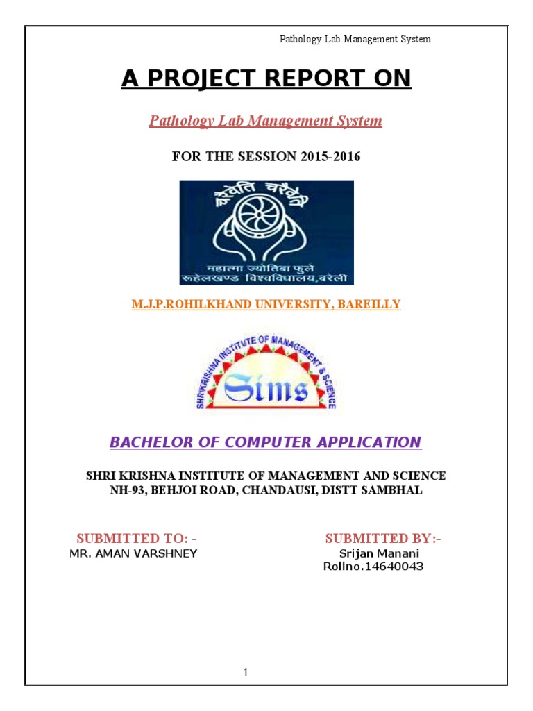 Pathology Lab Management System | PDF | Use Case | Conceptual Model