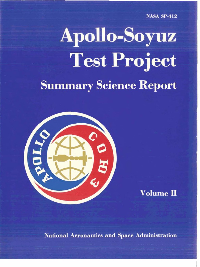 Apollo-Soyuz Test Project. Volume 2 Earth Observations and and ...
