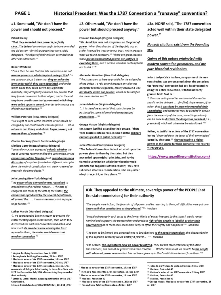 Article 5 Handout Boise | PDF | James Madison | Constitutional ...