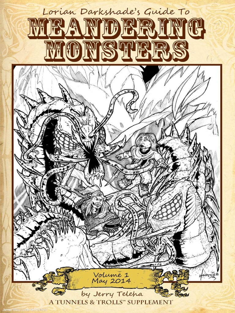Meandering Monsters Volume 1 Decrypted | PDF | Lizard | Nature