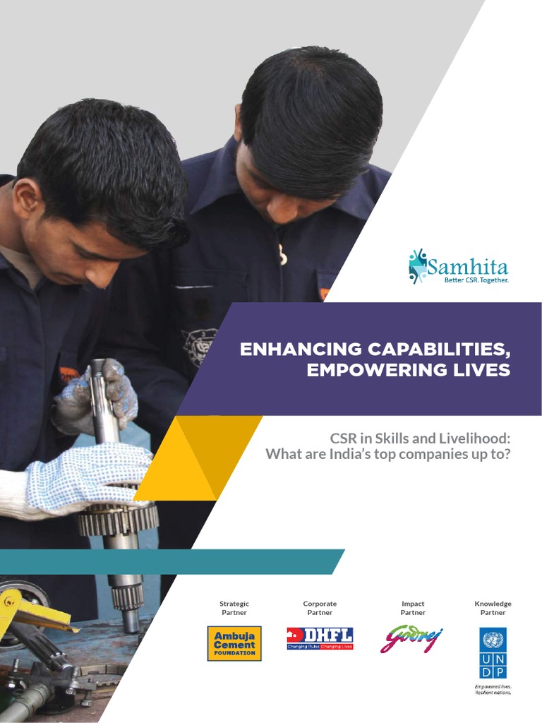 CSR Strategies for Skill Development in India | PDF | Corporate Social ...