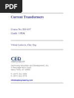 Current & Voltage Transformer Basics | PDF | Transformer | Electrical ...