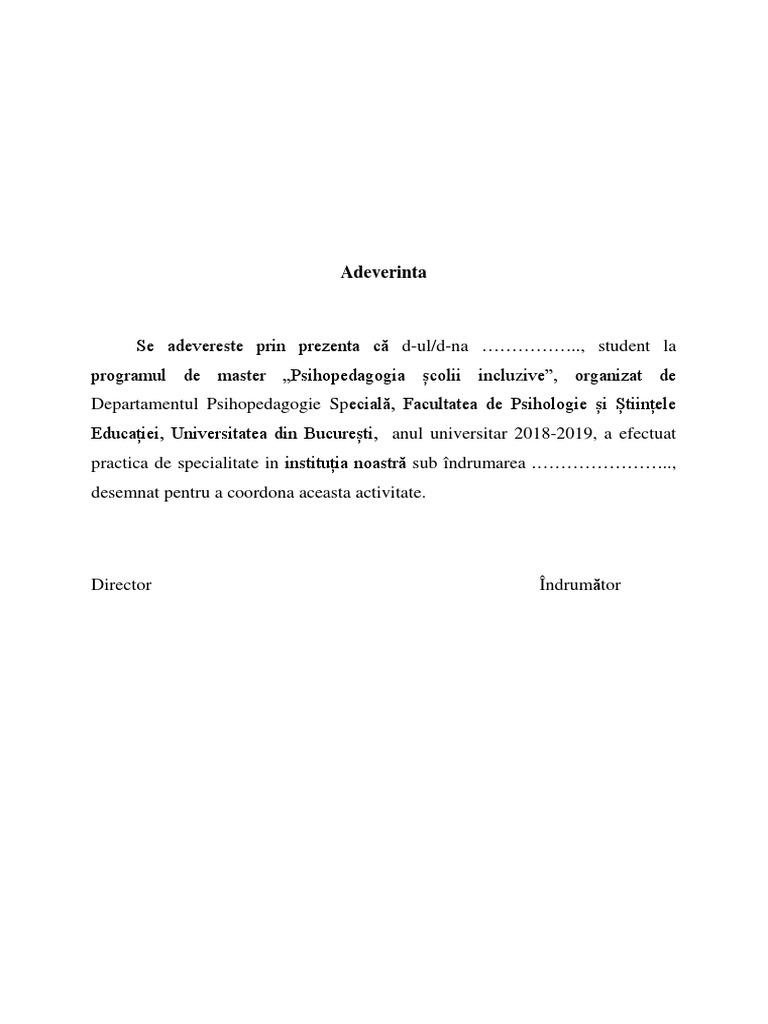 Adeverinta-Practica 2020 | PDF