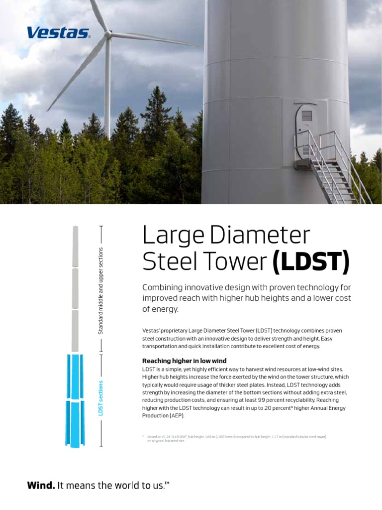 Large Diameter Steel Tower LDST | PDF | Steel | Recycling
