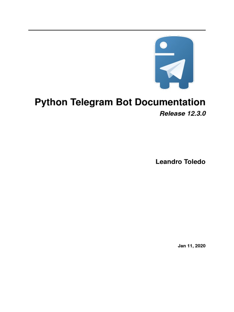 Python Telegram Bot Pdf Callback Computer Programming Parameter Computer Programming