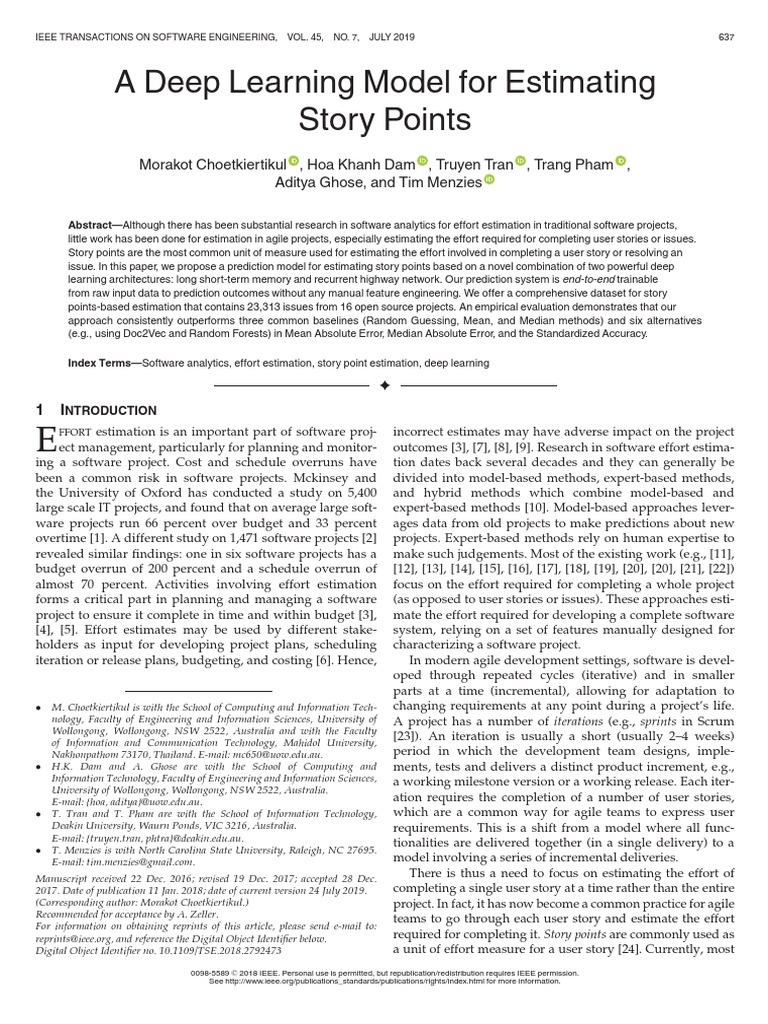 Story Point PDF | PDF | Deep Learning | Cybernetics