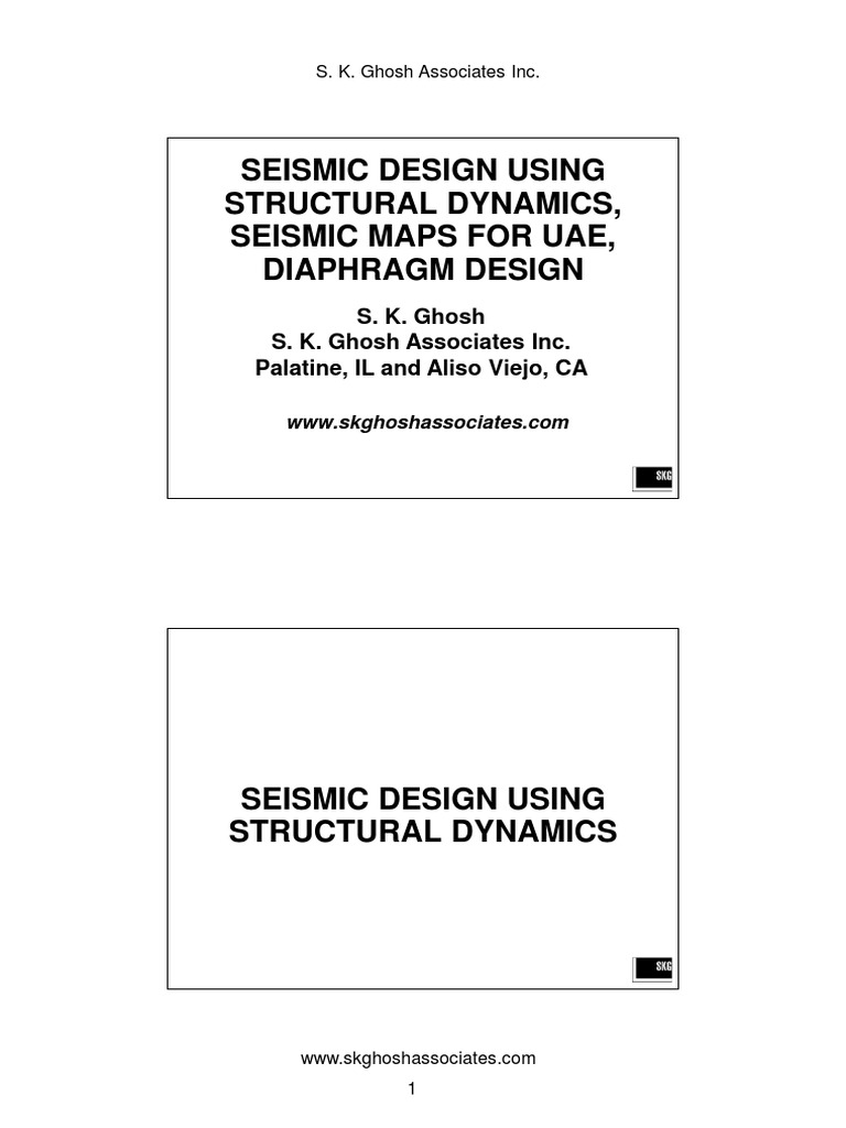 Pages From Seismic Design Using Structural Dynamics Seminar-Prt01 | PDF ...