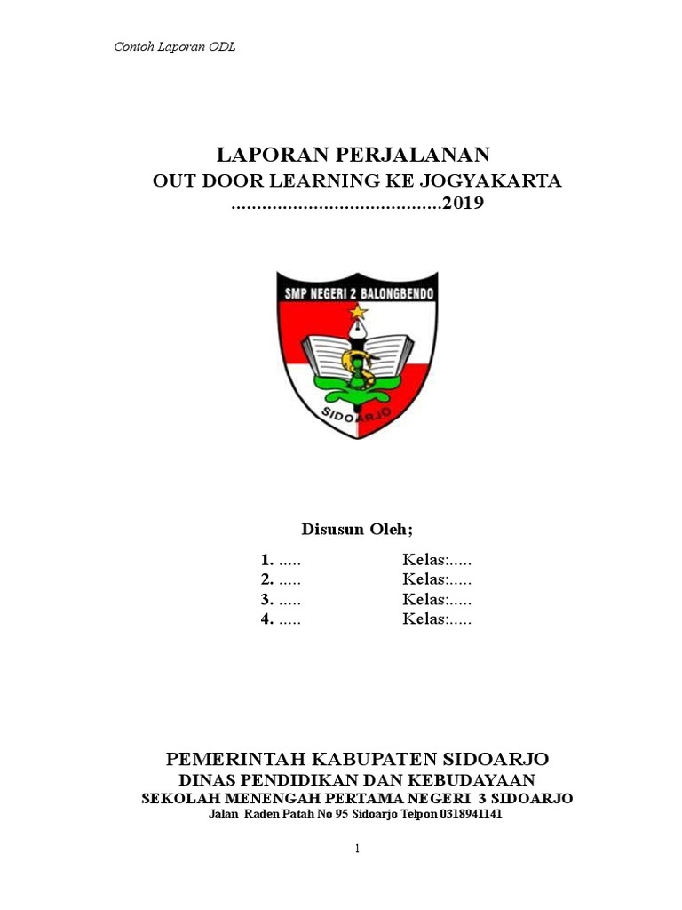 Contoh Laporan ODL | PDF