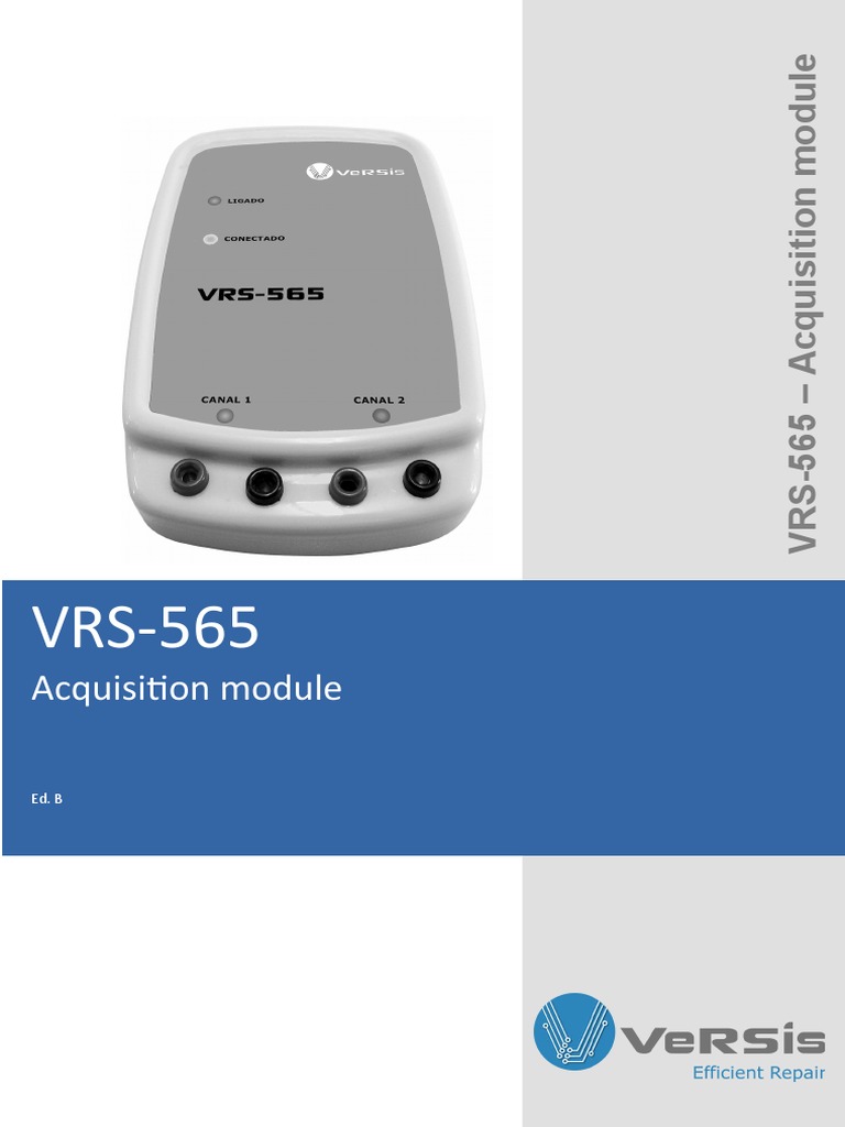 VRS-Lab Acquisition Module 565 en US Edb | PDF | Electrical Connector | Usb