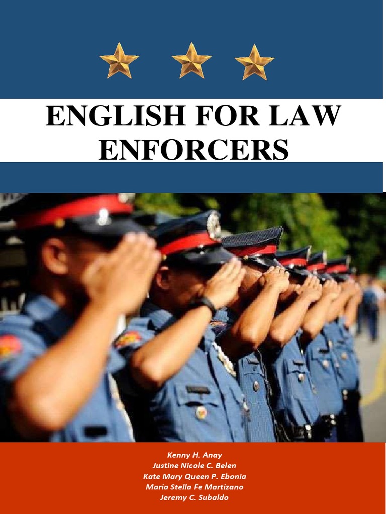 ENGLISH For LAW Enforcement - FINAL | PDF | Verb | Police Officer
