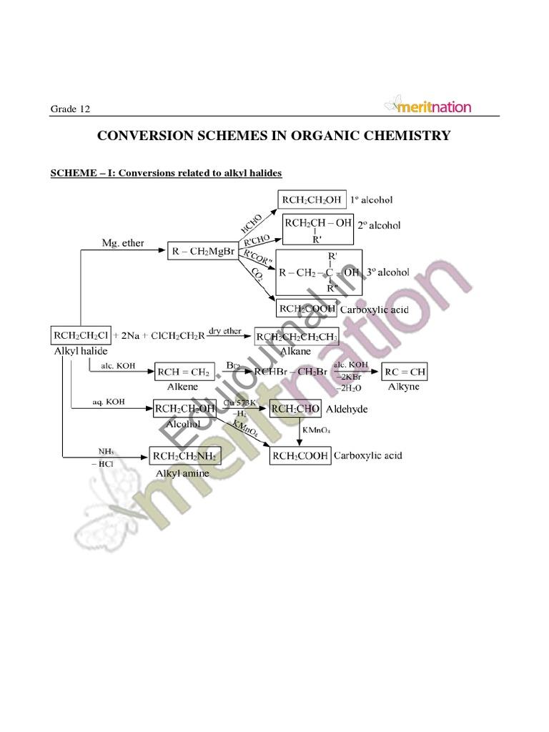 Conversion Schemes | PDF | Amine | Alcohol