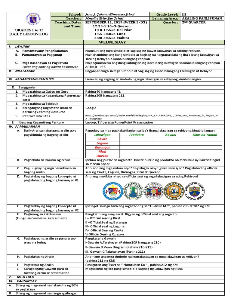 DLP in AP3 - Q2 - W5 - D3 - CLM | PDF