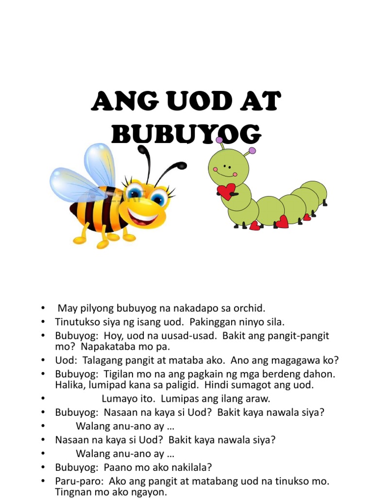 Ang Uod at Bubuyog | PDF