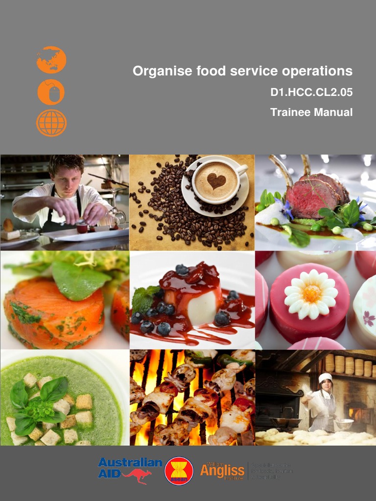 TM Organise Food Service Operations Final | PDF | Menu | Foods