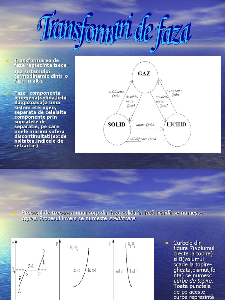 Transformari de Faza PDF | PDF