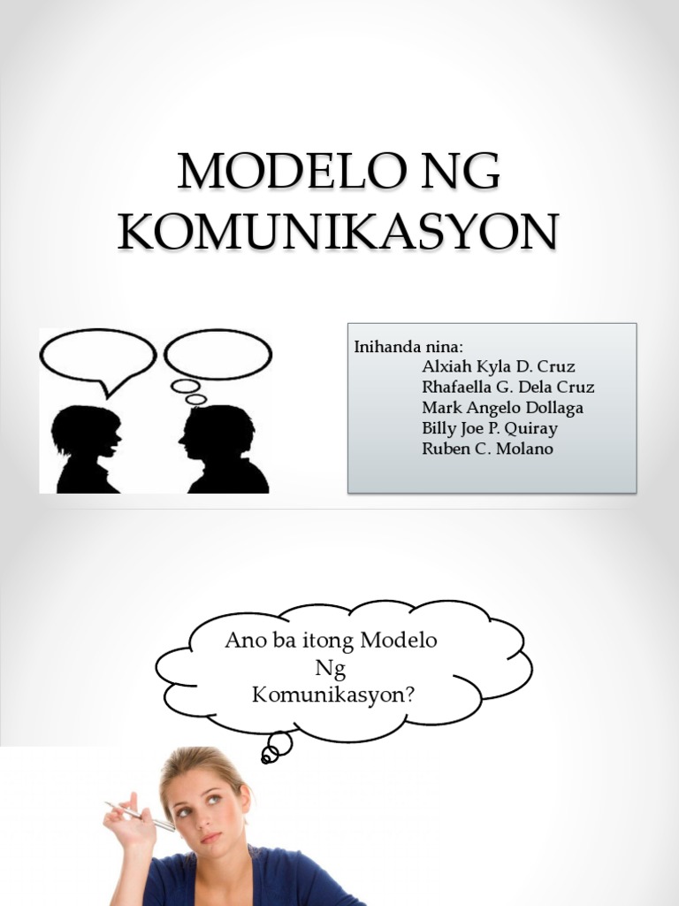 Modelo NG Komunikasyon | PDF