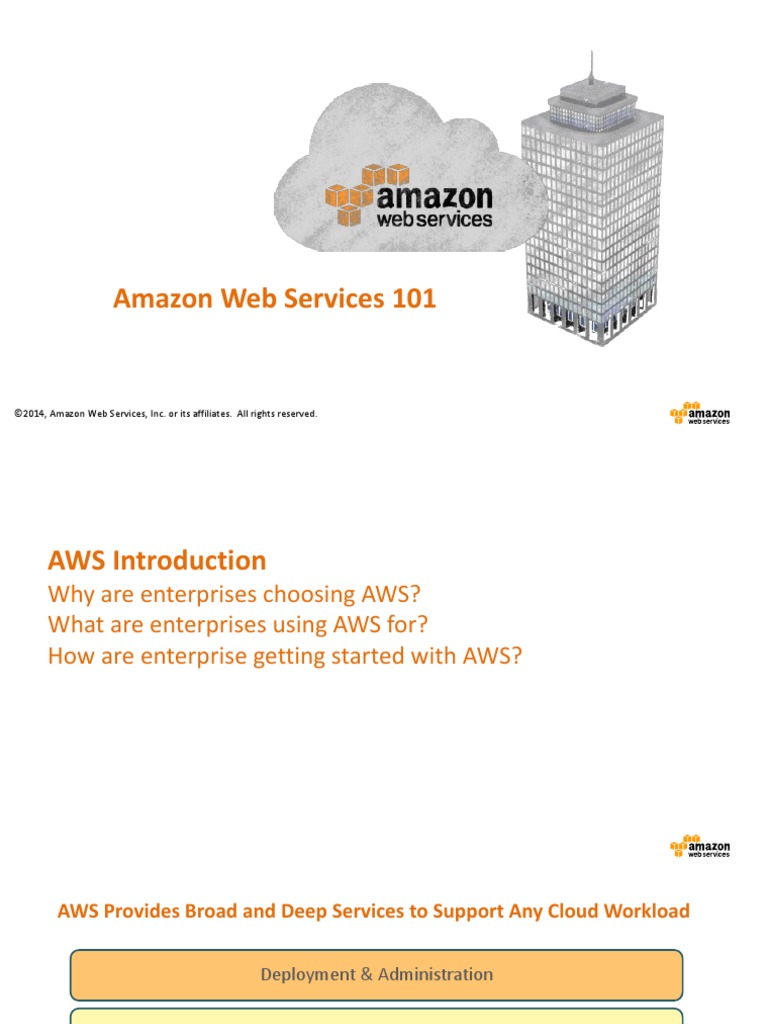 Aws 101 Presentation Deck August 2014 1 | PDF | Amazon Web Services ...