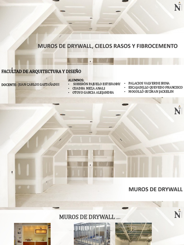Sistema Drywall PDF | PDF | Tornillo | Sectores Economicos