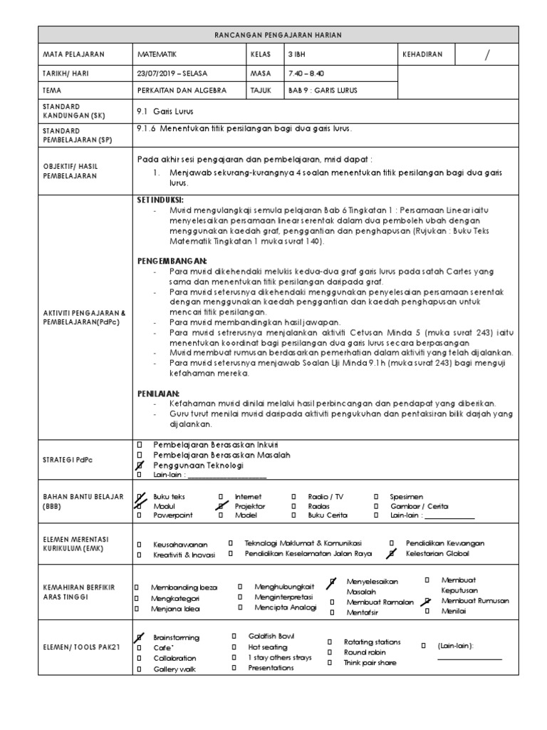 RPH T3 Minggu 27-Tamat Sillibus F3 | PDF
