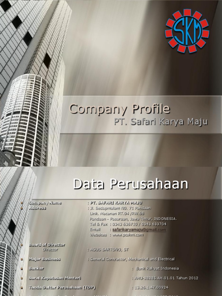PT - SKM Company 2019 | PDF