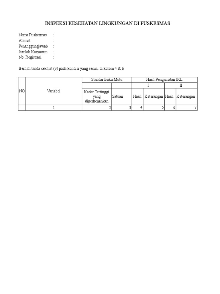 Form IKL Sekolah | PDF