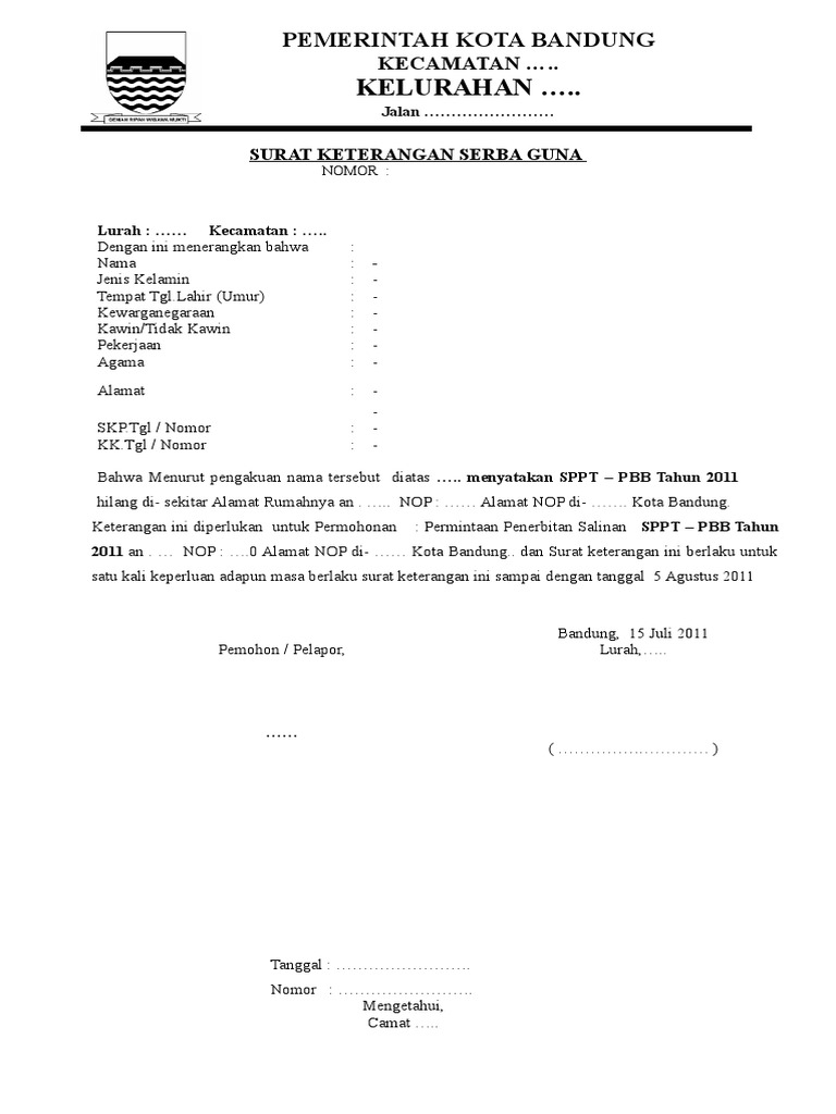 Permintaan Penerbitan Ulang SPPT PBB | PDF | Game & Aktivitas | Griya & Taman