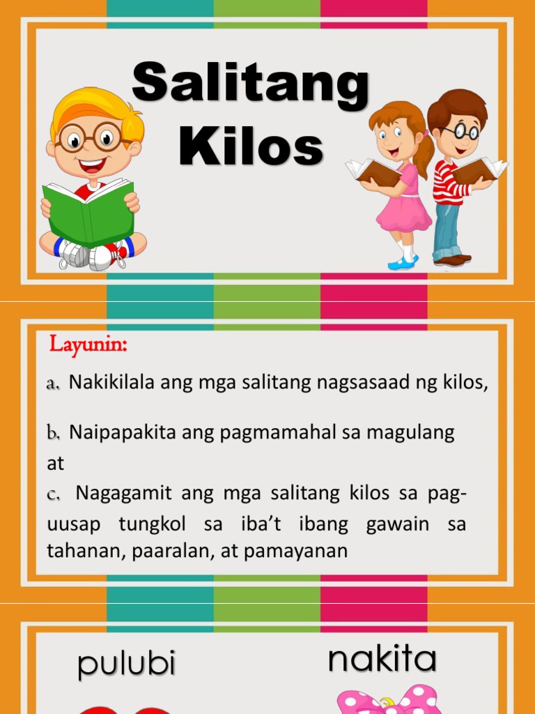 Salitang Kilos | PDF