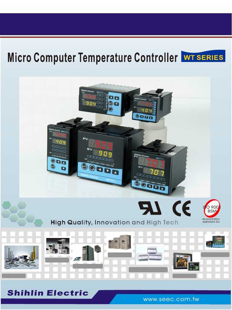 WT Micro Temperature Controller Catalogue | PDF | Switch | Programmable ...