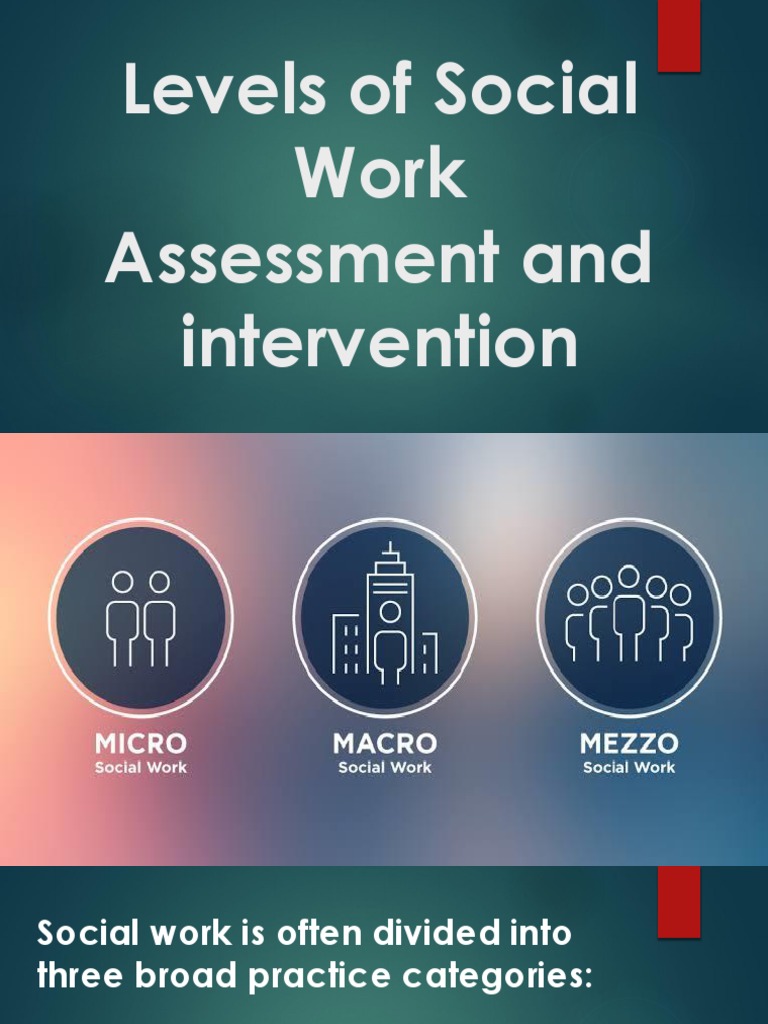 Levels of Intervention in Social Work | PDF | Social Work | Psychotherapy