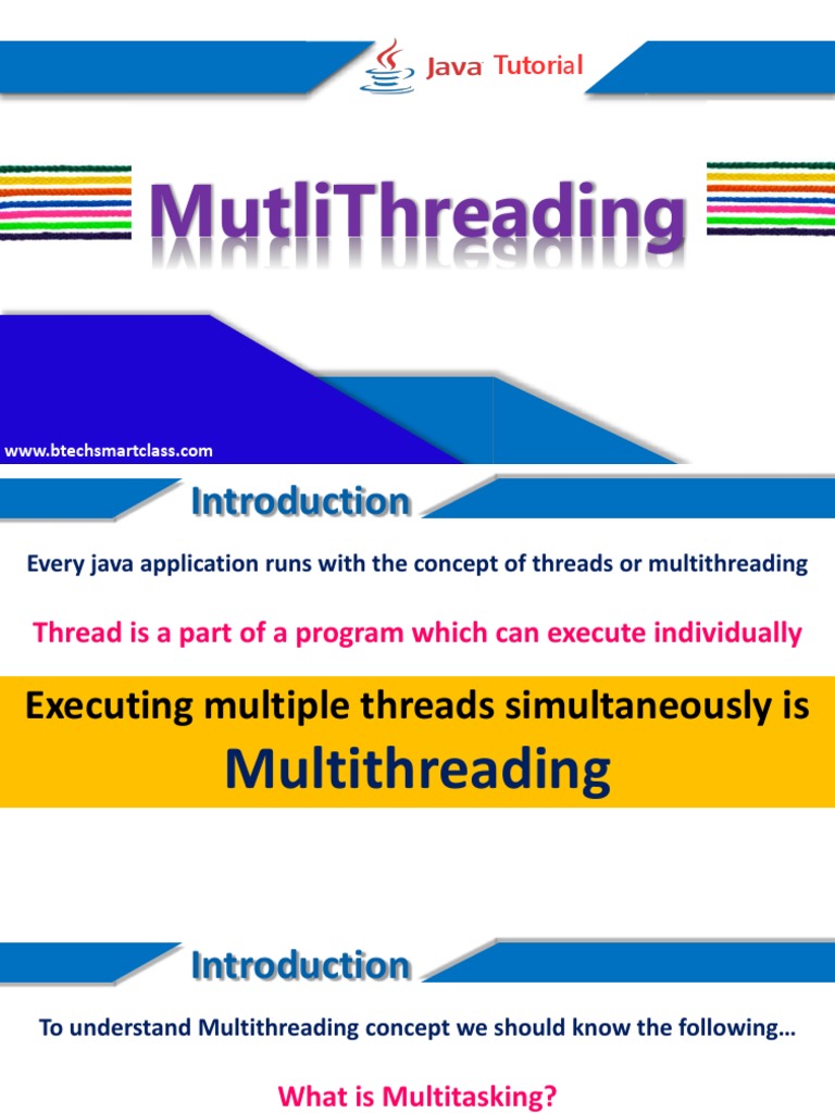 Java Multithreading | Download Free PDF | Thread (Computing) | Process (Computing)
