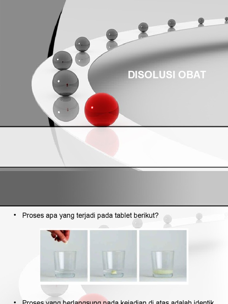 3 Disolusi Obat | PDF