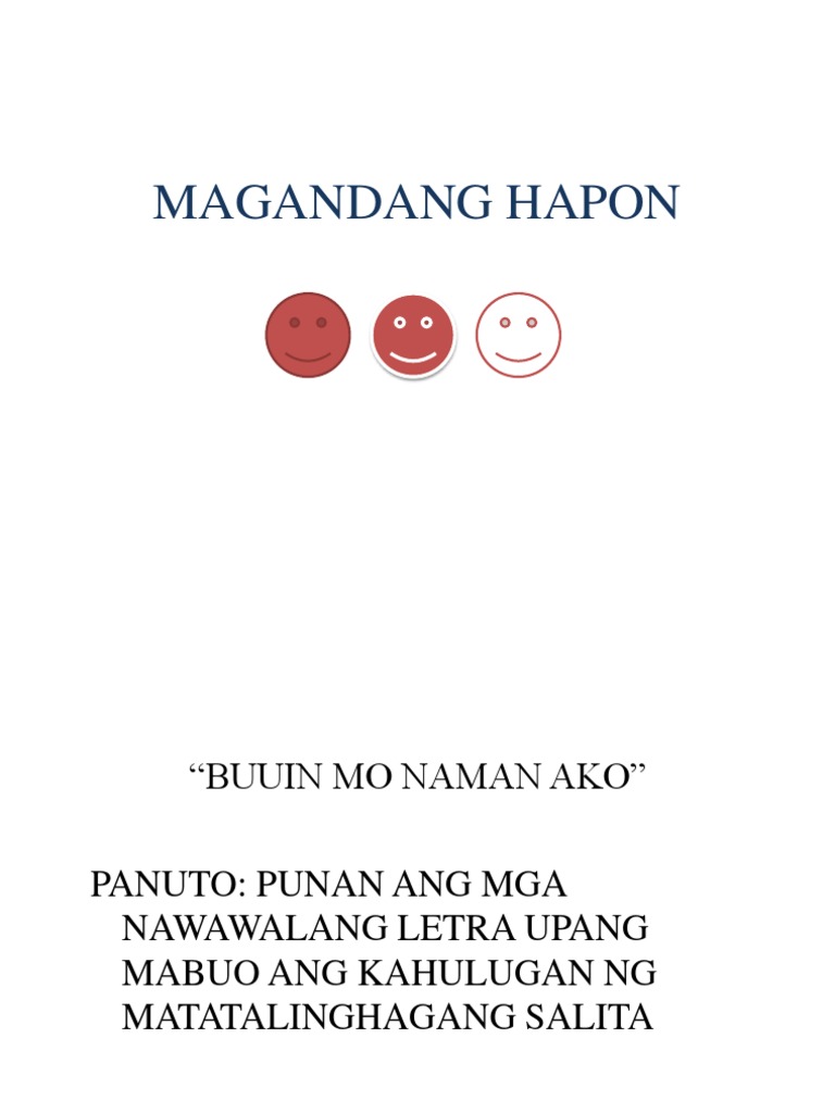 Kabanata V Ang Kutsero Powerpoint | PDF