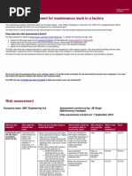 Lathe Machine Risk Assessment | PDF | Risk | Safety