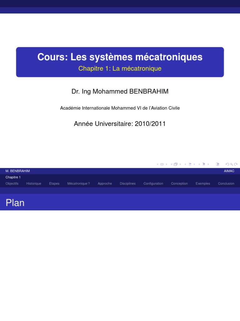Introduction aux systèmes mécatroniques | PDF | Mécatronique ...