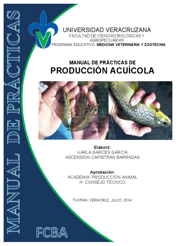 24 Manual de Practicas de Produccion Acuicola | PDF | Acuicultura | Agua