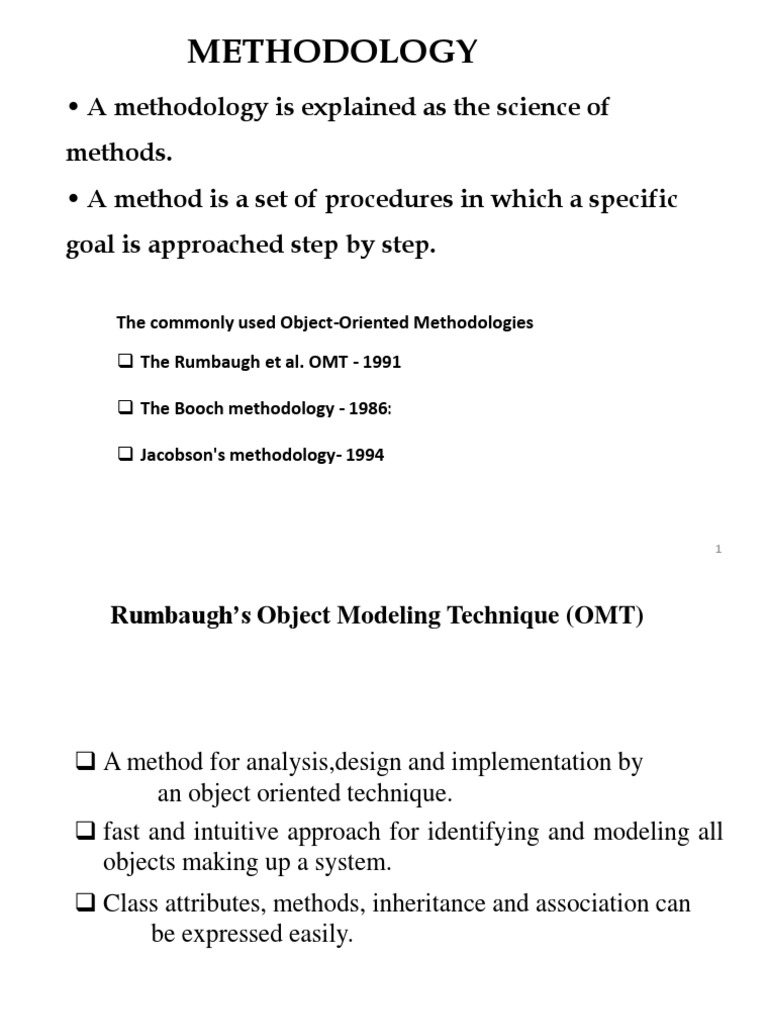 Oo All Method Pdf Object Oriented Programming Class Computer 7182