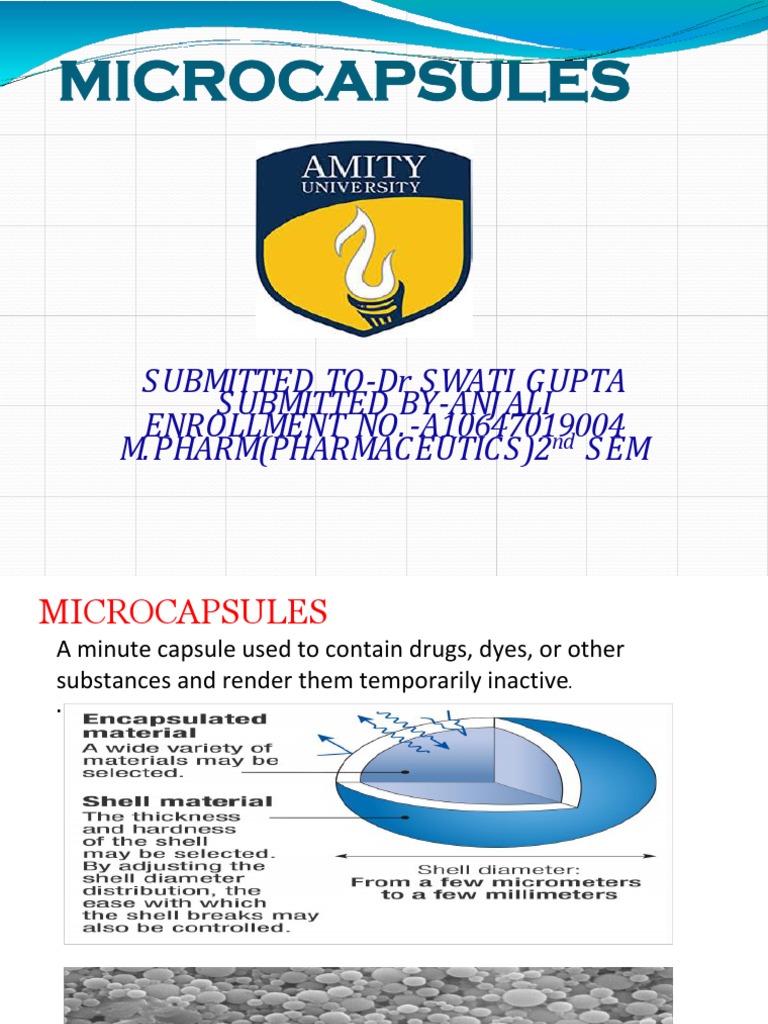 Microsphere Microcapsules | PDF | Materials Science | Chemistry