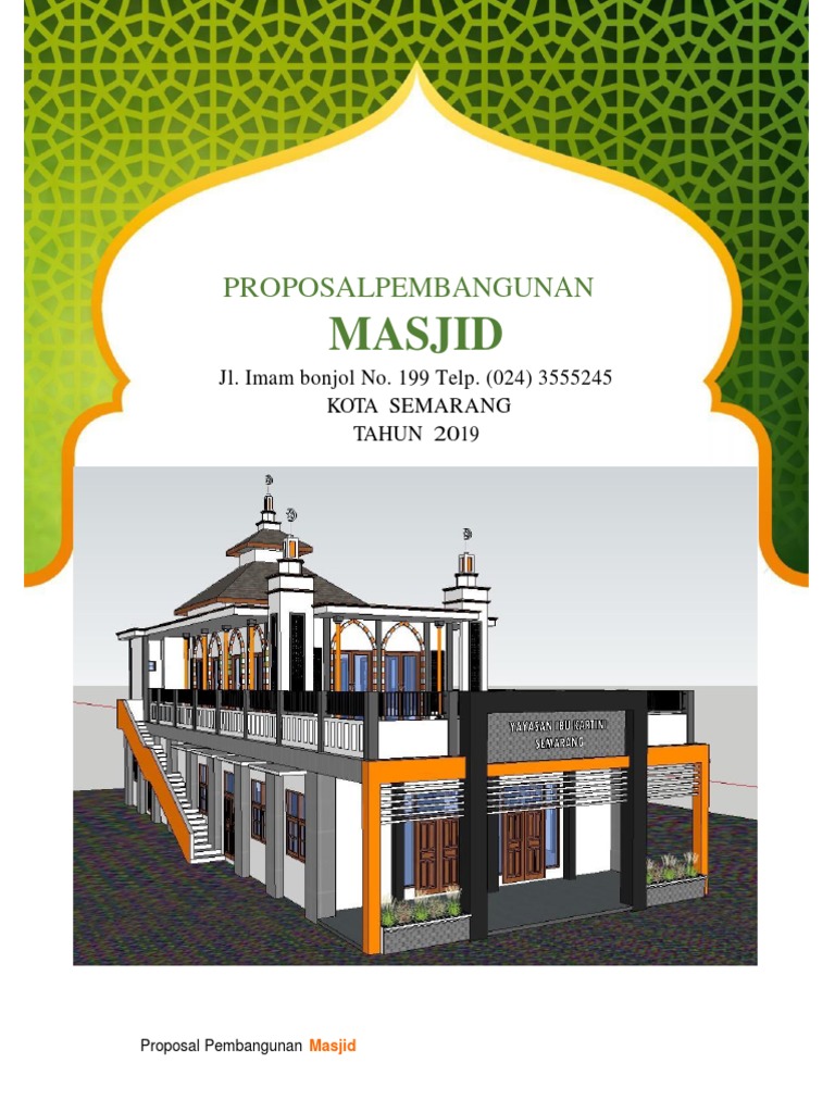 Proposal Masjid SMP-SMK Kartini | PDF