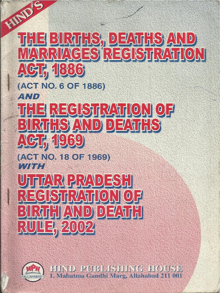 Birth Register Book UP | PDF