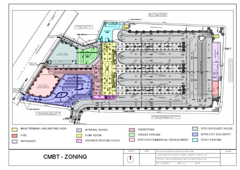 Koyambedu Bus Terminal Site Plan | PDF