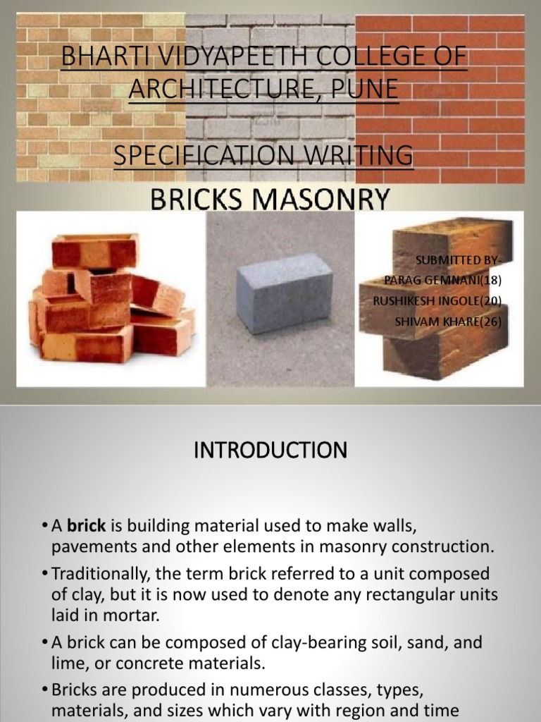 Brick Masonary | PDF | Brick | Masonry