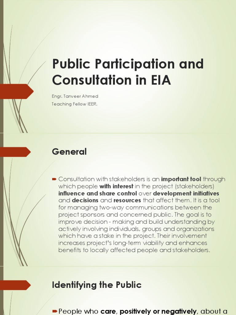 SEO Strategies for EIA Public Participation | PDF | Environmental ...