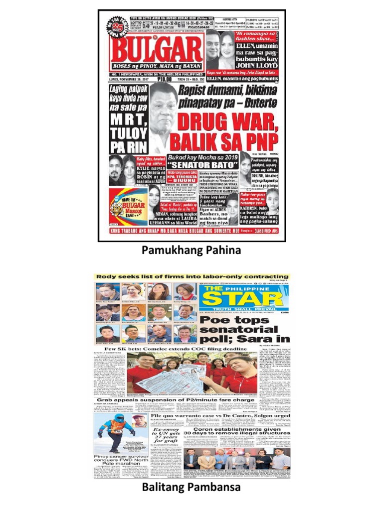 Pamukhang Pahina | PDF