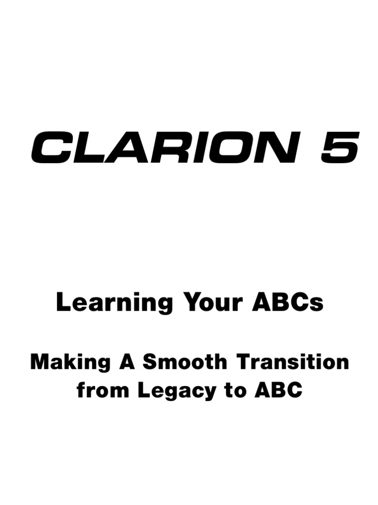 Clarion 5. Learning Your ABCc | PDF | Object Oriented Programming ...
